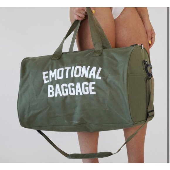 ALF | Bags | Alf Emotional Baggage Green Duffle Bag New | Poshmark